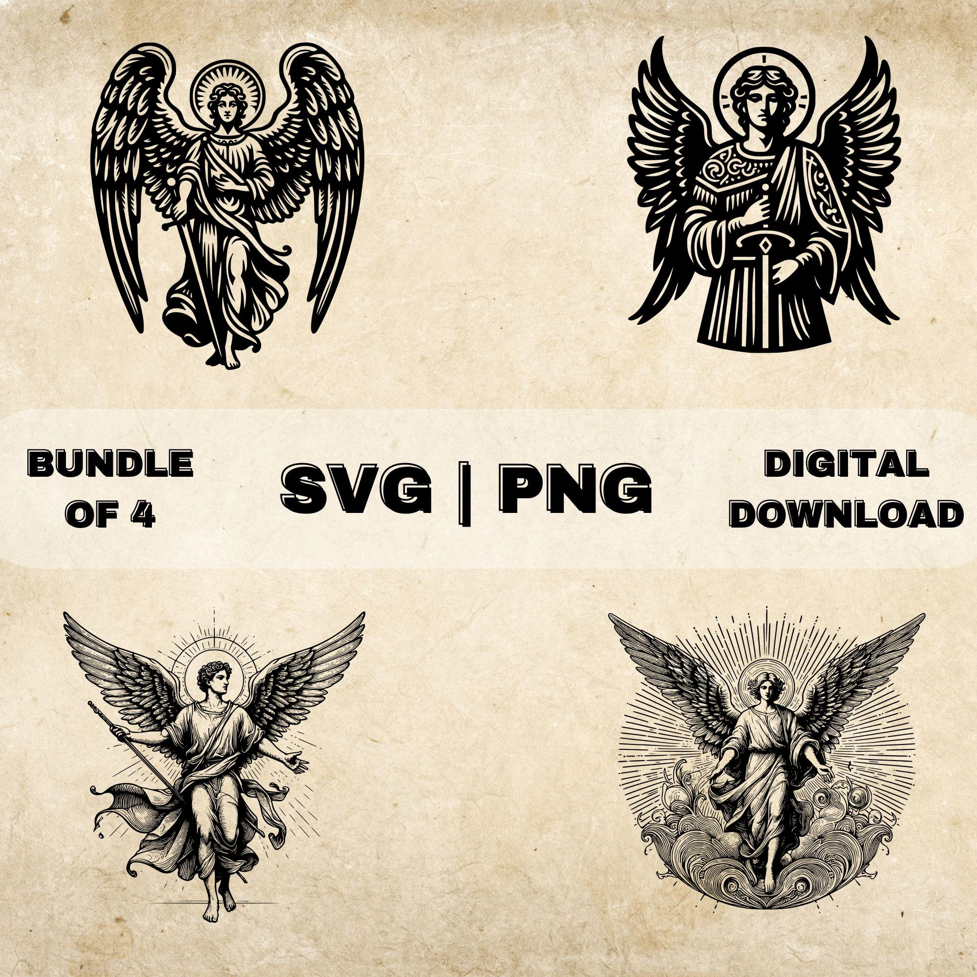 Archangel gabriel tattoo designs | Orangetattooshop.com