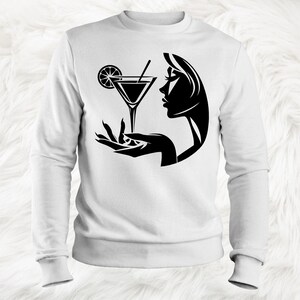 Martini Glass SVG Bundle, Martini Glass Clipart, Hand Drawn Martini ...