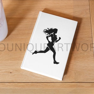 Running SVG Bundle, PNG, Women and Men Running Clipart, Hand Drawn ...