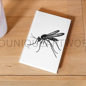Mosquito SVG Bundle, PNG, Insect Clipart, Hand Drawn Mosquito Vector ...