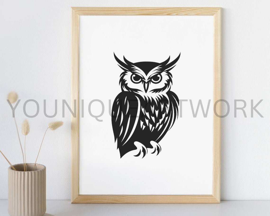 Owl SVG Bundle PNG Owl Clipart Hand Drawn Owls Vector - Etsy