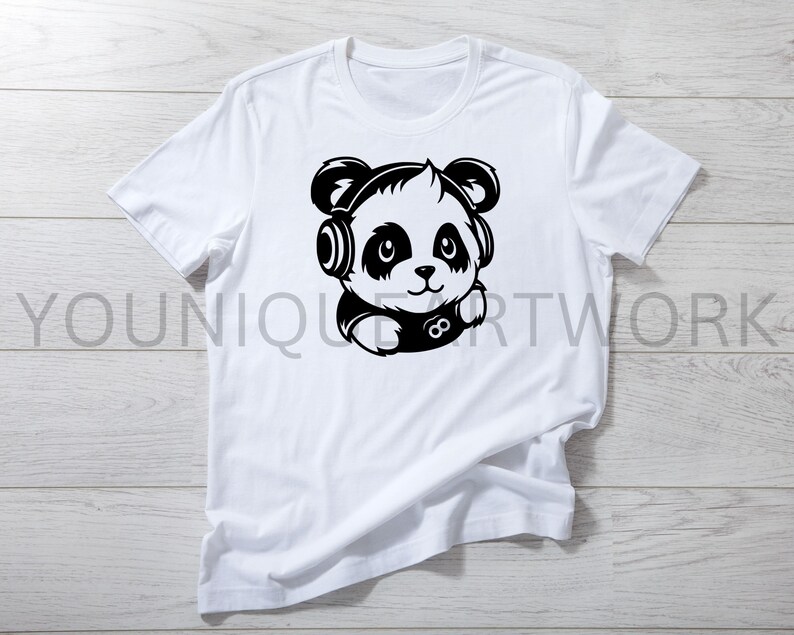 Cute Panda SVG Bundle PNG Panda Clipart Hand Drawn Panda - Etsy