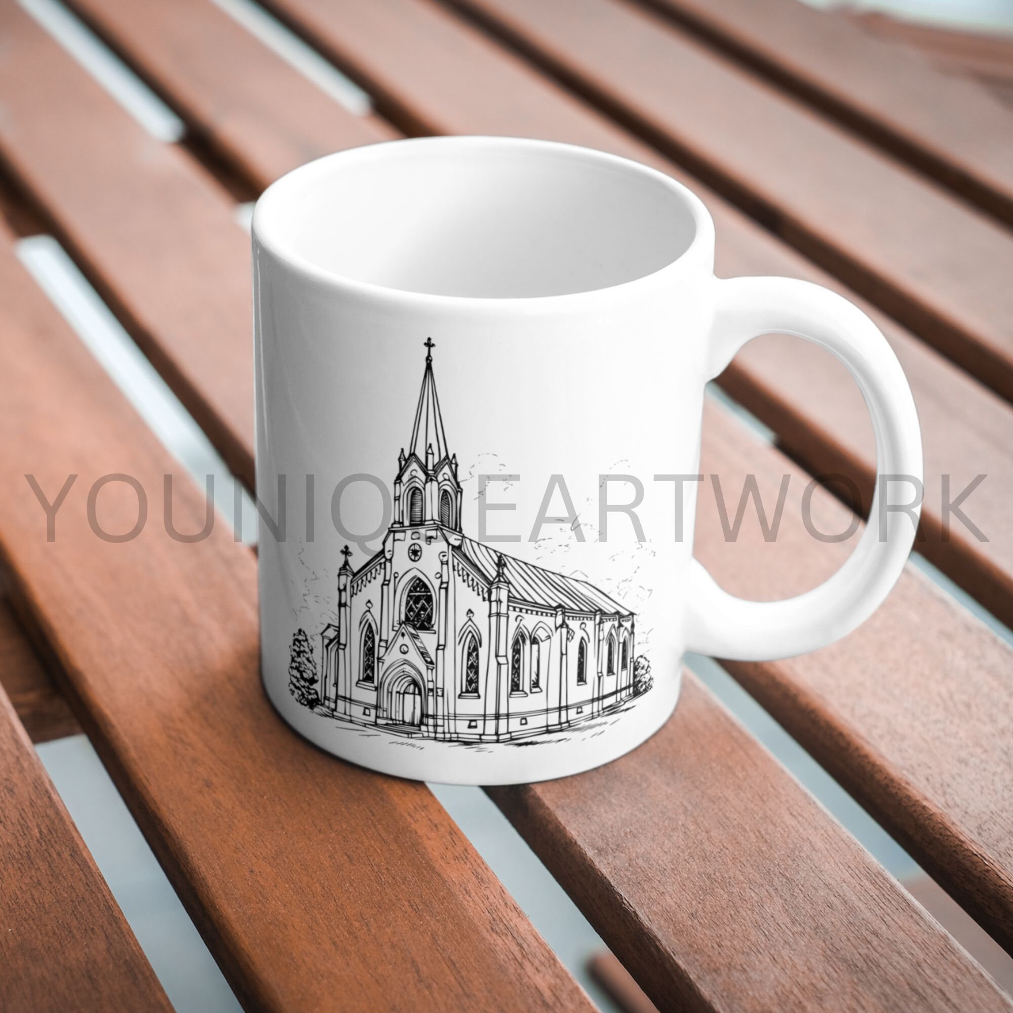 Church SVG Bundle, PNG, Church Clipart, Hand Drawn Church Vector ...