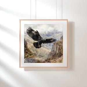 Condor Print, Watercolor Bird Printable Wall Art, Condor Nursery Decor ...
