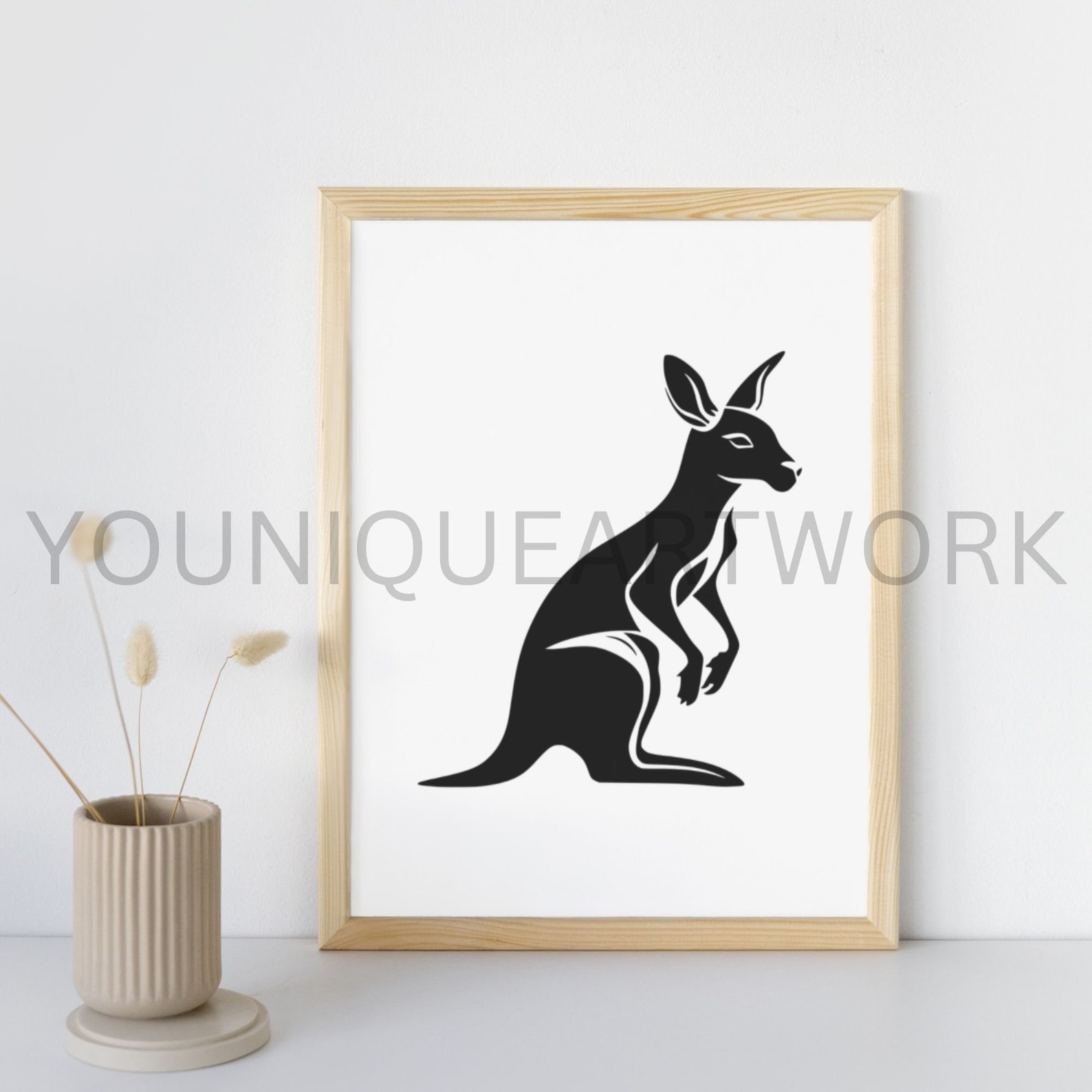 Kangaroo SVG Bundle PNG Kangaroo Clipart Hand Drawn - Etsy