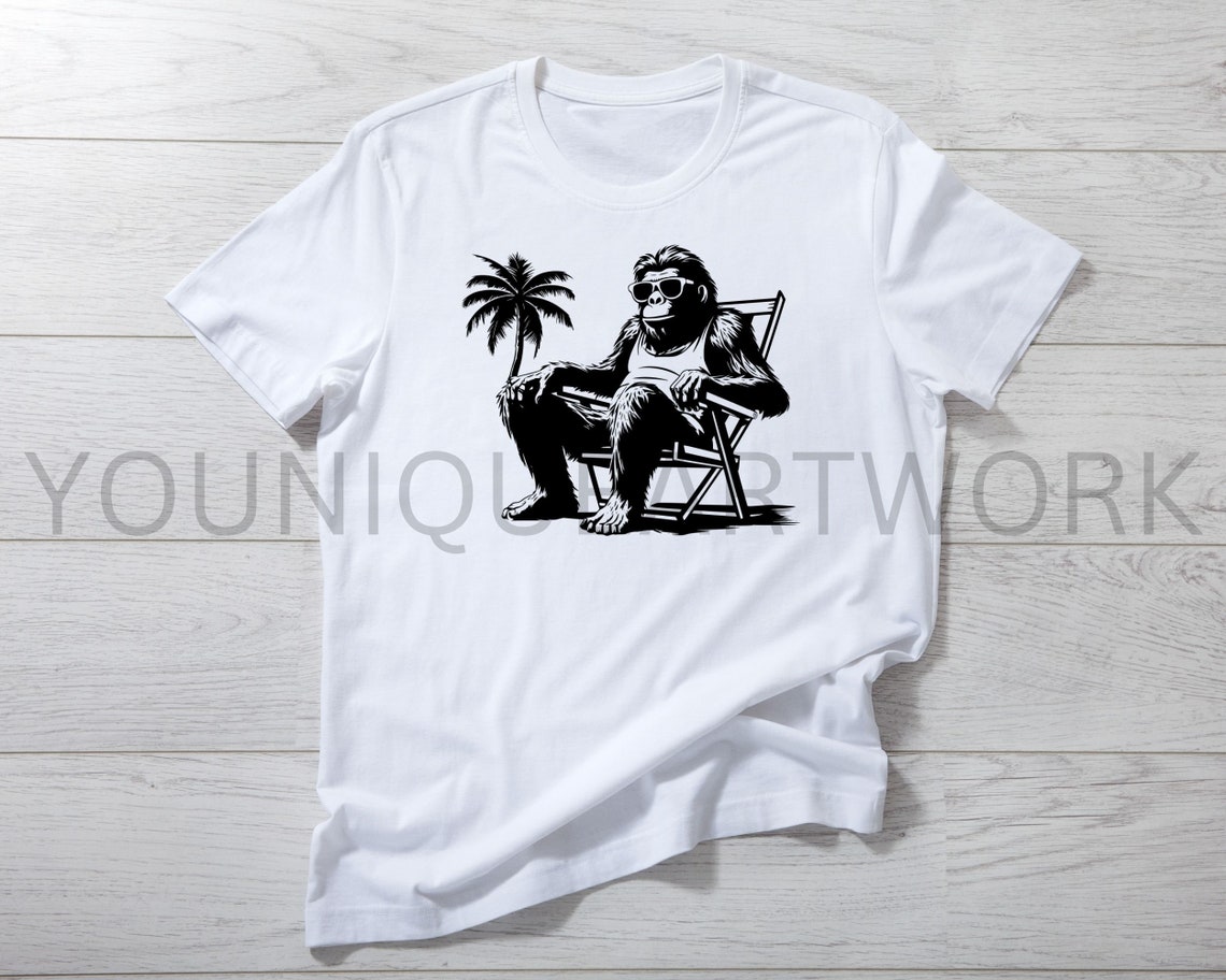 Monkey SVG Bundle PNG Funny Monkey Clipart Hand Drawn Cool - Etsy