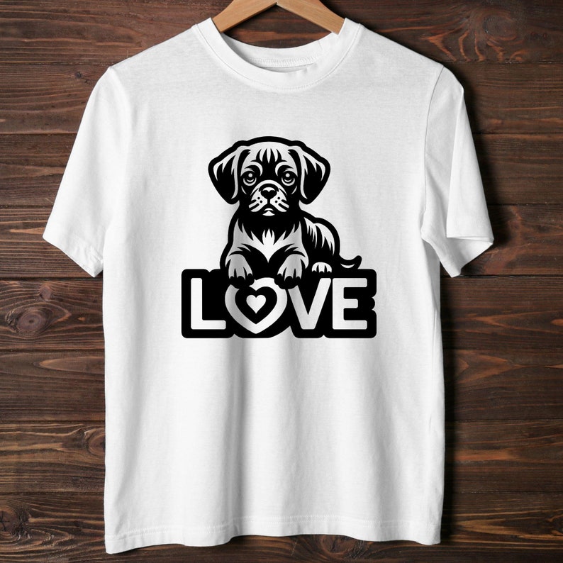 Puggle SVG Bundle, Puggle Clipart, Hand Drawn Dog Theme Vector ...