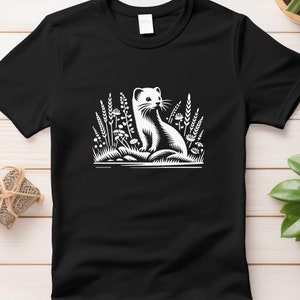 Weasel SVG Bundle, Cute Weasel Clipart, Hand Drawn Ferret Theme Vector ...