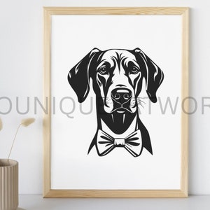 Rhodesian Ridgeback SVG Bundle, PNG, Cute Dogs Clipart, Hand Drawn ...
