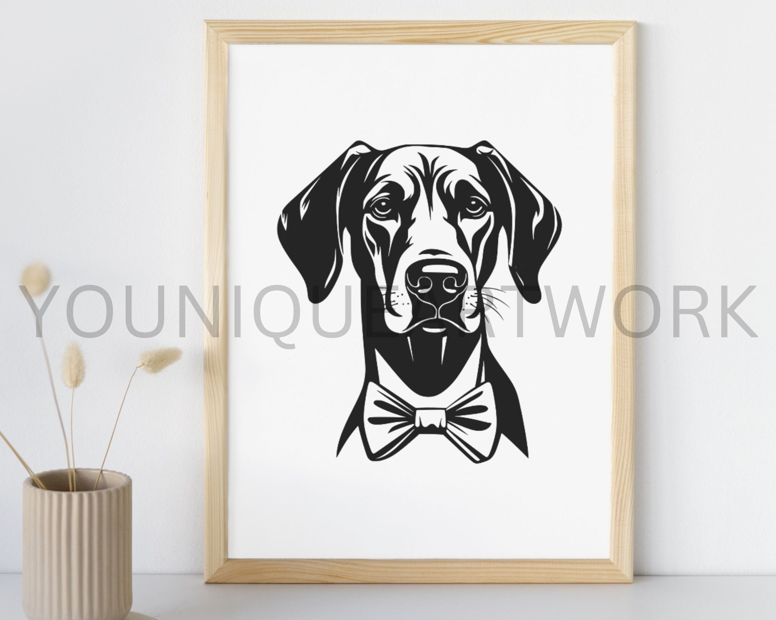 Rhodesian Ridgeback SVG Bundle, PNG, Cute Dogs Clipart, Hand Drawn ...