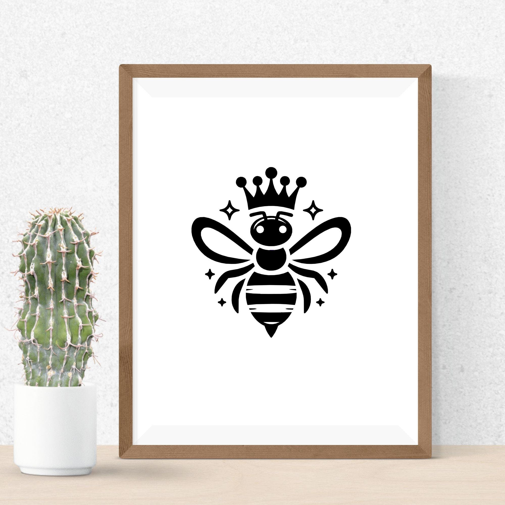 Bee SVG Bundle, Bees Clipart, Hand Drawn Bee Lovers Theme Vector ...