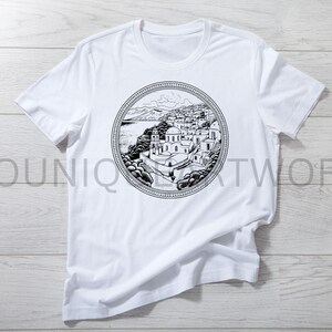 Greece SVG Bundle, PNG, Greek Clipart, Hand Drawn Santorini and ...