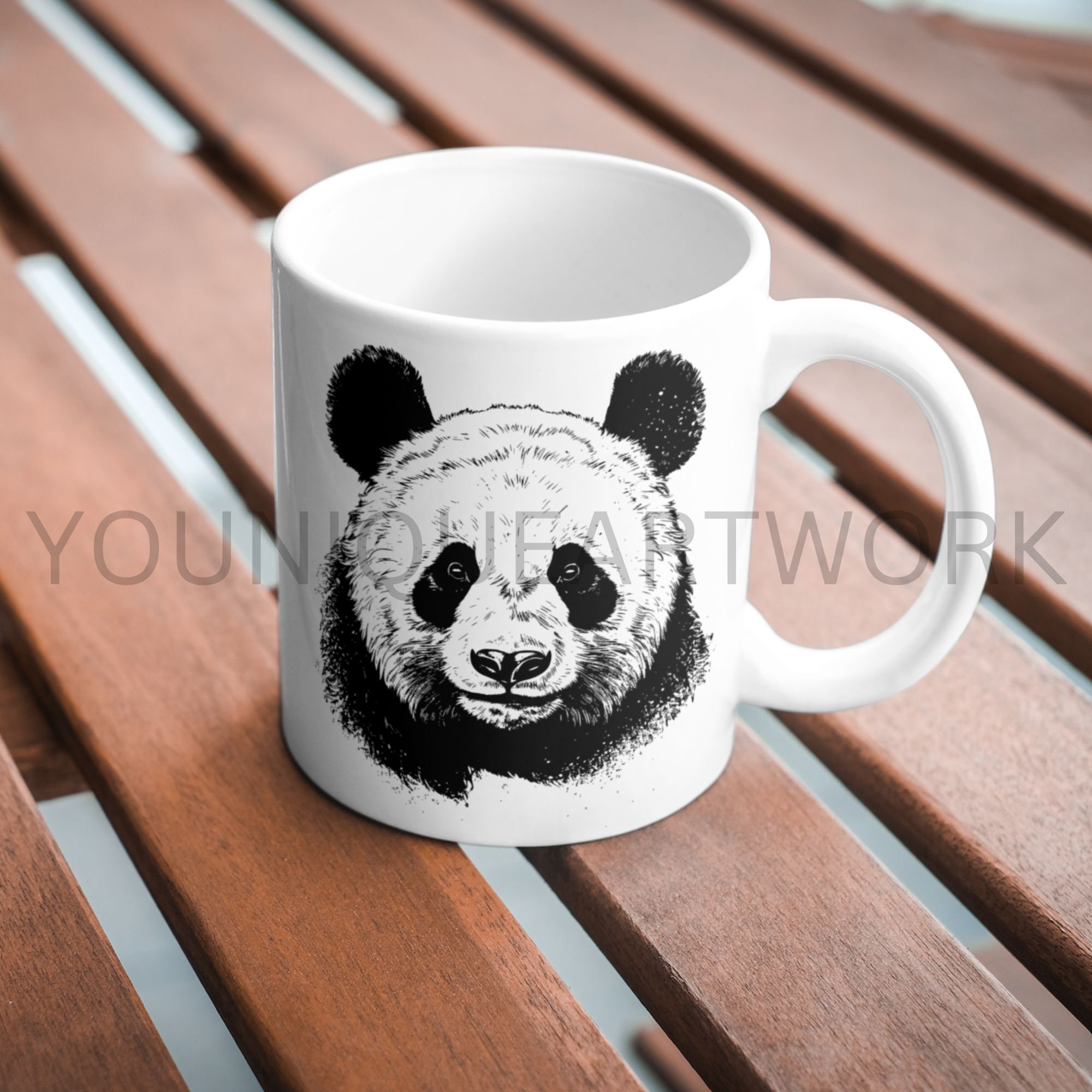 Panda SVG Bundle, PNG, Panda Bear Clipart, Hand Drawn Pandas Vector ...