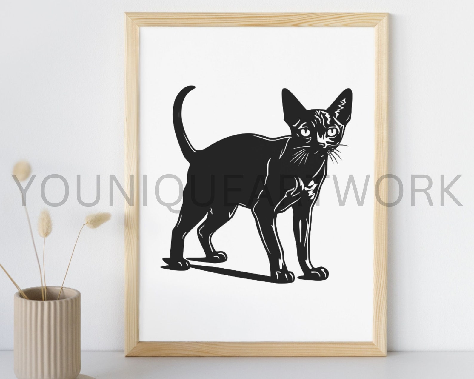 Sphynx Cat SVG Bundle PNG Sphynx Cat Clipart Hand Drawn Cat - Etsy
