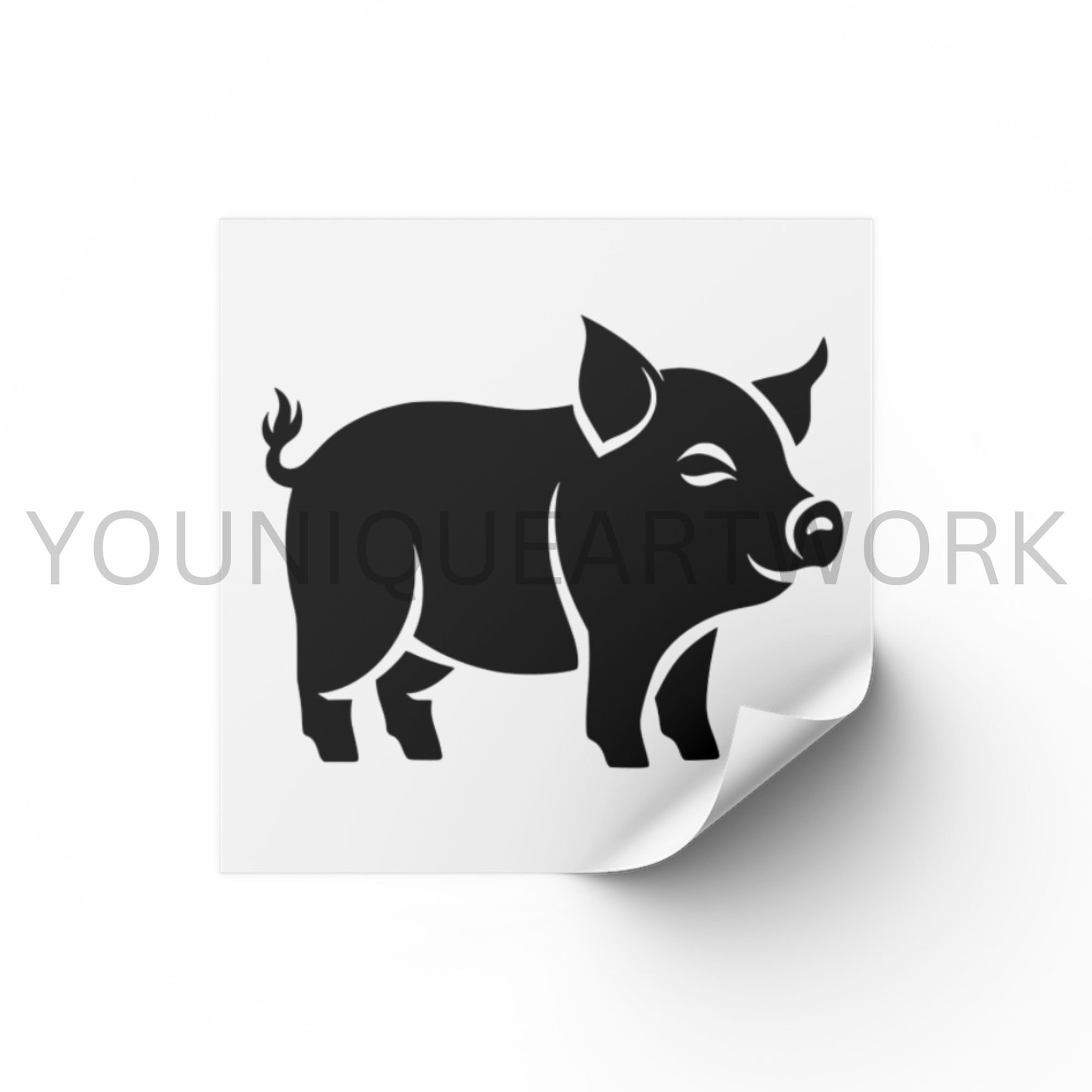 Pig SVG Bundle PNG Cute Pig Clipart Hand Drawn Pigs Vector - Etsy