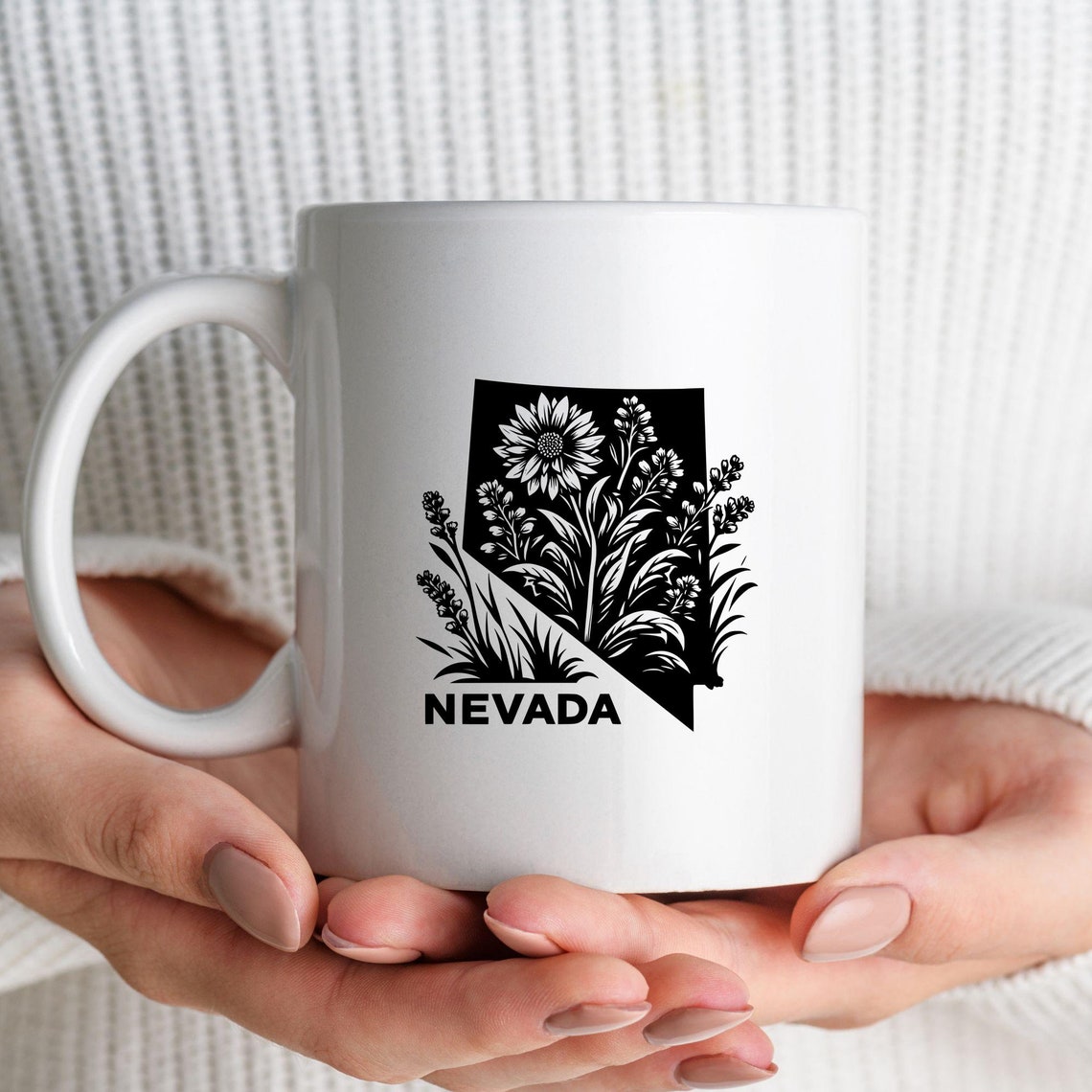 Nevada State SVG Bundle, Nevada Clipart, Las Vegas Skyline, Flower ...