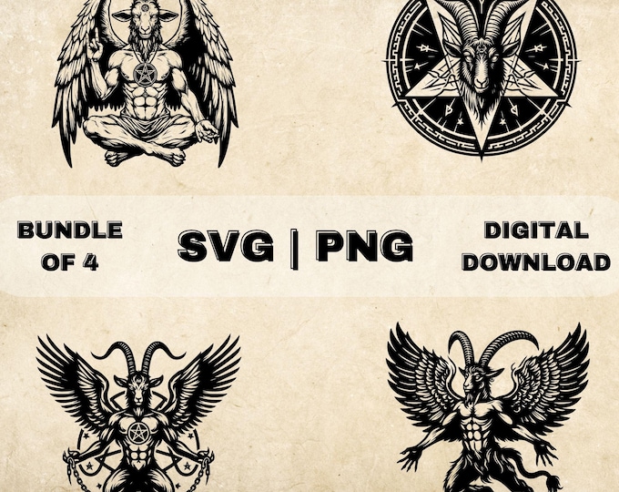 Satanic Symbols Clip Art Vector - Etsy Canada