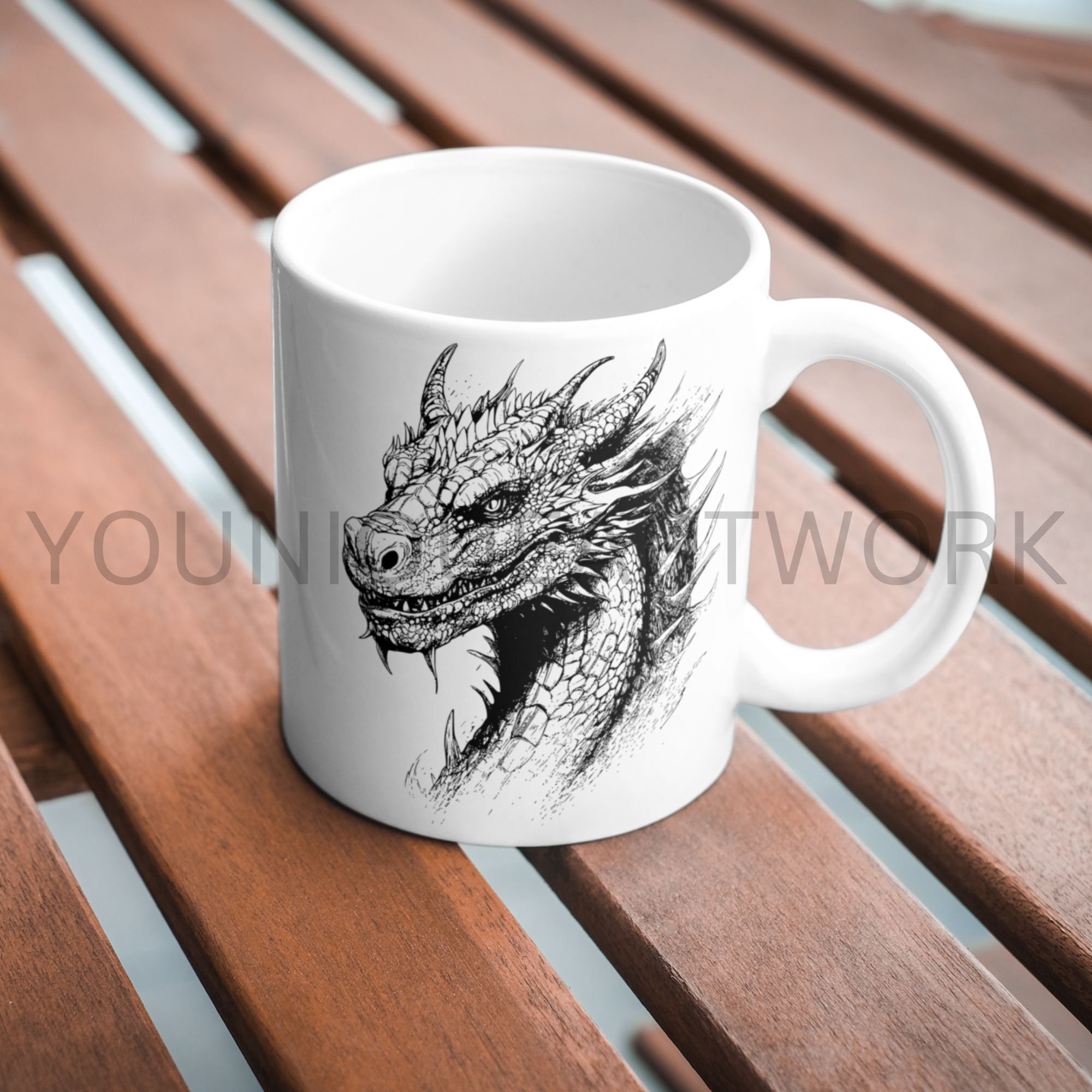 Dragon SVG Bundle, PNG, Dragons Clipart, Hand Drawn Dragon Vector ...