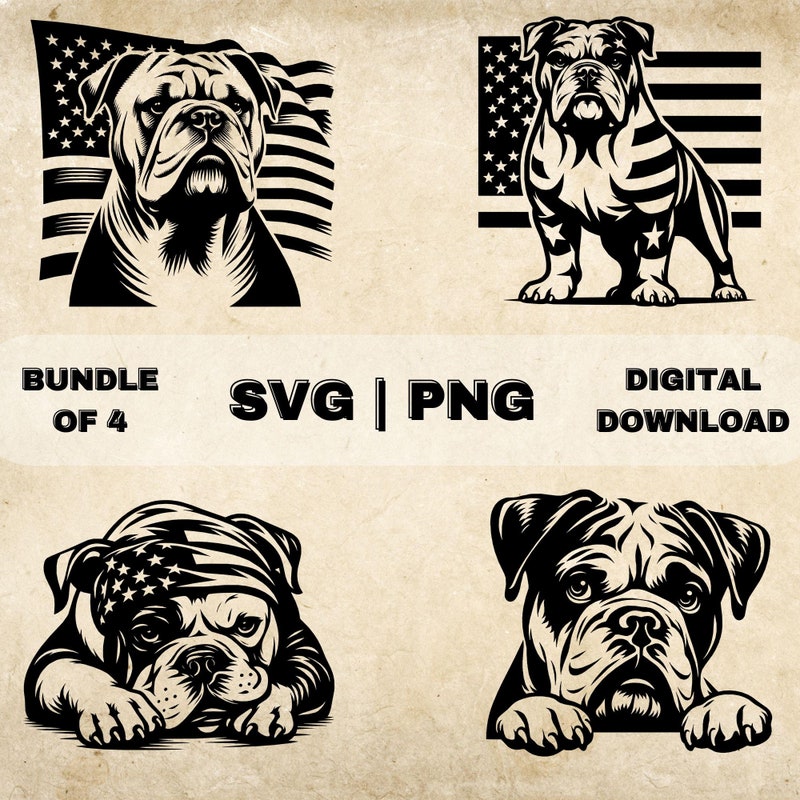 Dog American Flag Svg - Etsy