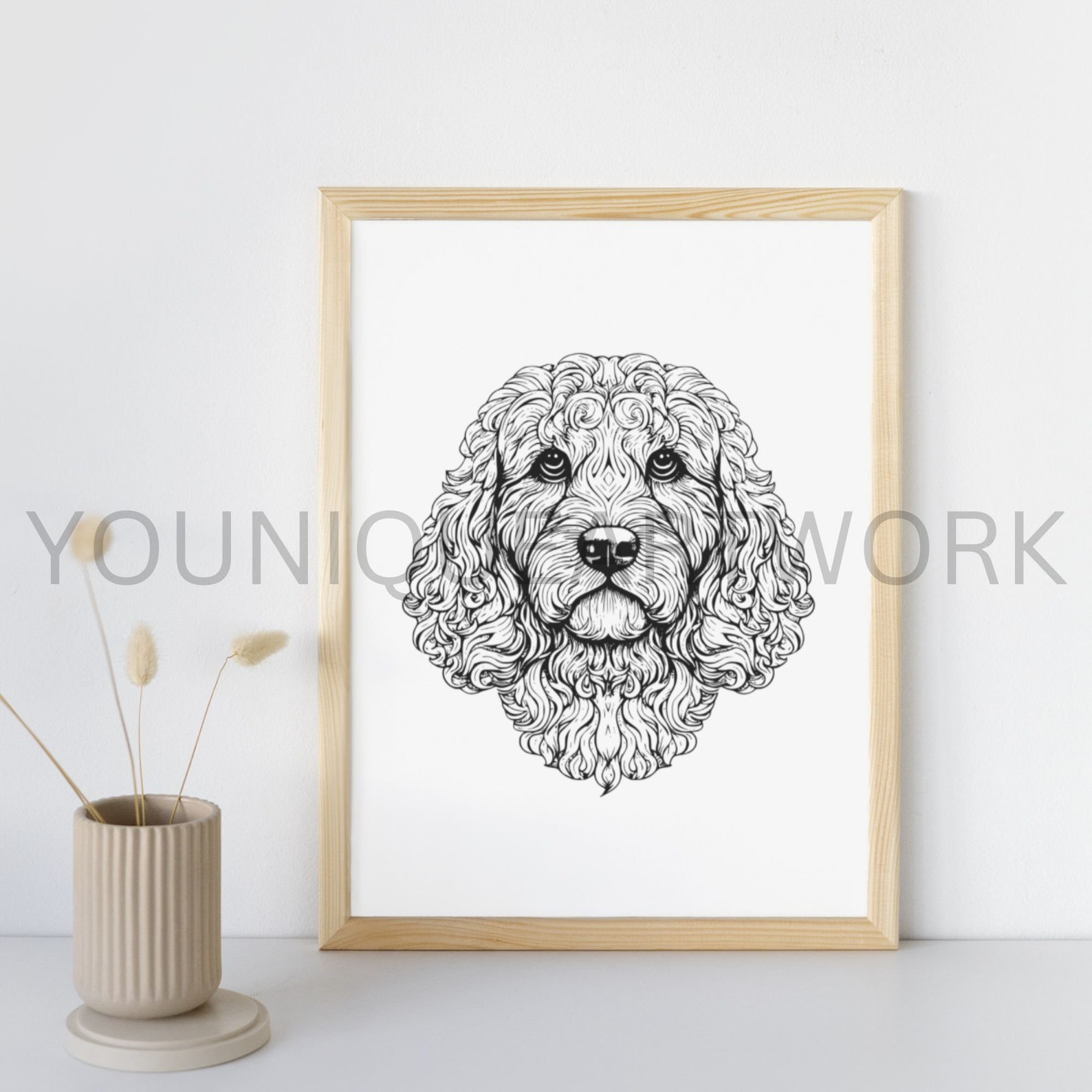 Cockapoo SVG Bundle PNG Dogs Clipart Hand Drawn Dog Vector - Etsy