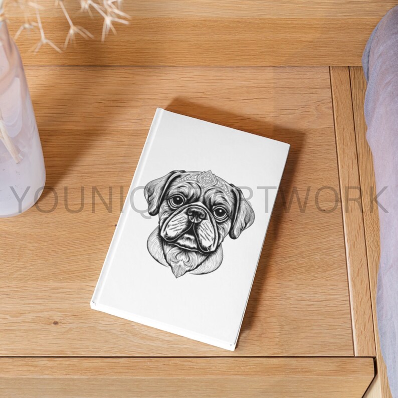 Puggle SVG Bundle, PNG, Dogs Clipart, Hand Drawn Dog Vector ...