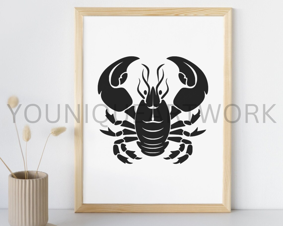 Lobster SVG Bundle, PNG, Lobster Clipart, Hand Drawn Sea Food Vector ...