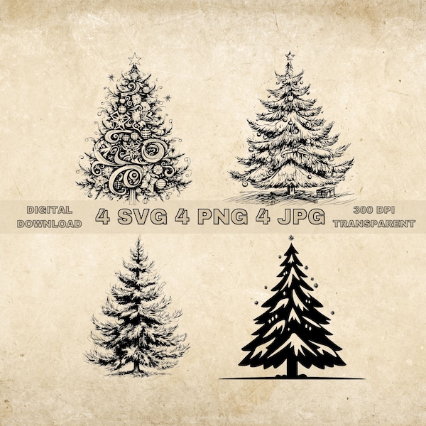 Tree Line Svg - Etsy