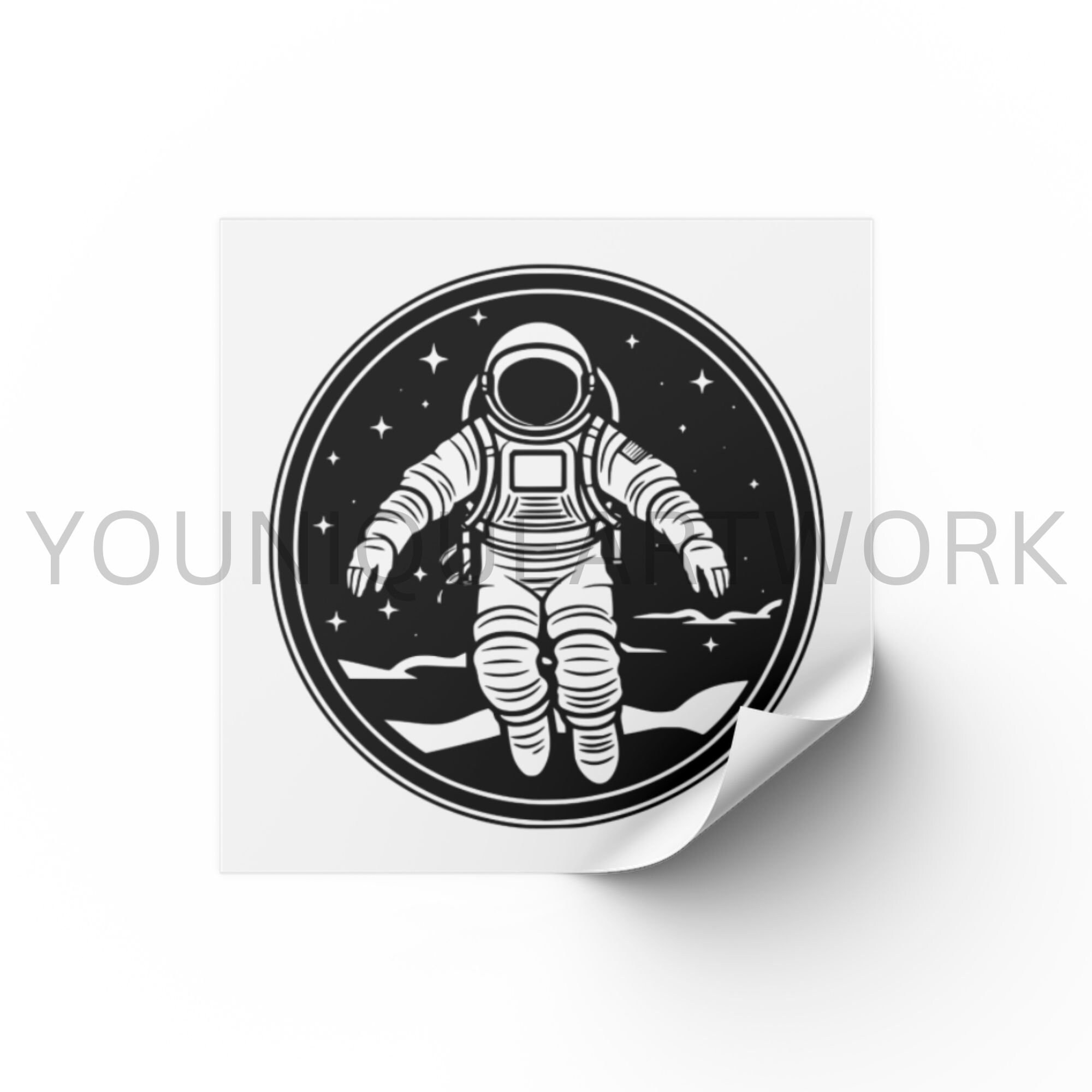 Astronaut SVG Bundle PNG Space Rocket Clipart Hand Drawn - Etsy