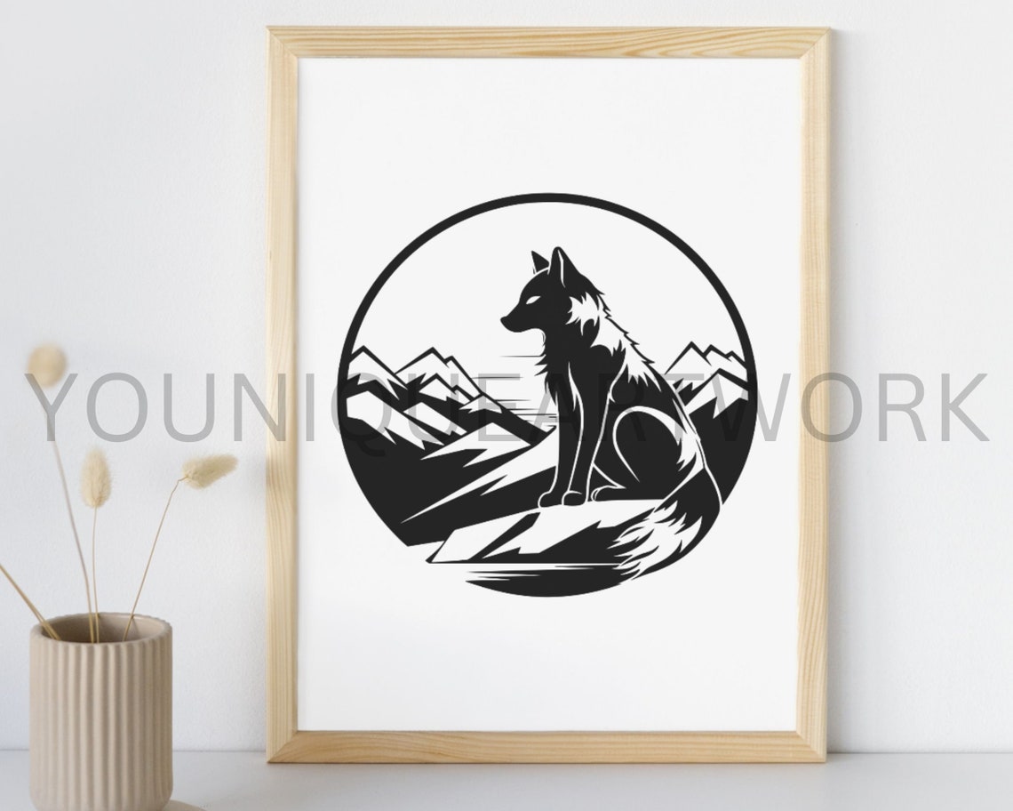 Fox SVG Bundle, PNG, Fox Clipart, Hand Drawn Foxes Vector Illustration ...