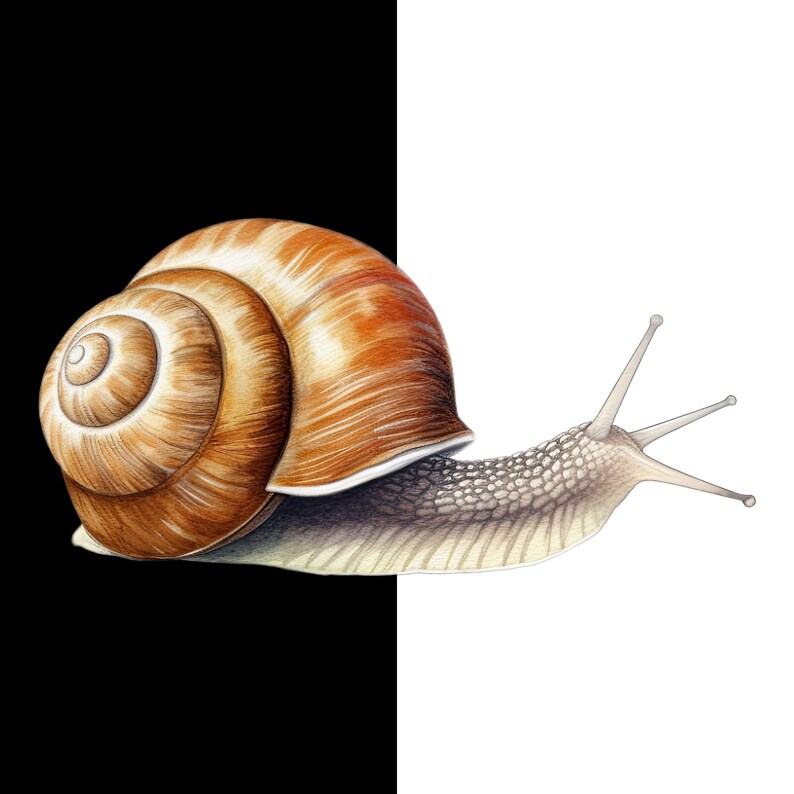 Cute Snail Clipart Snails PNG Files for Sublimation Snail - Etsy