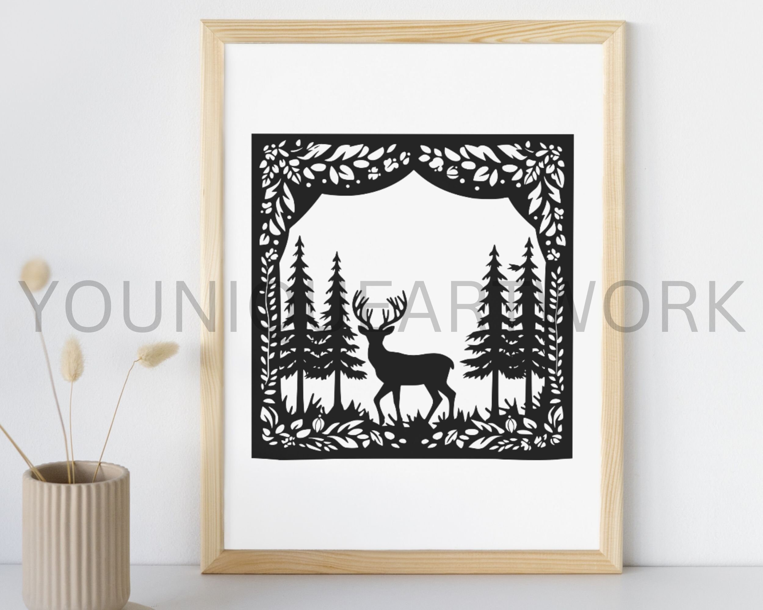 Christmas Frame SVG Bundle, PNG, Merry Christmas Clipart, Hand Drawn ...