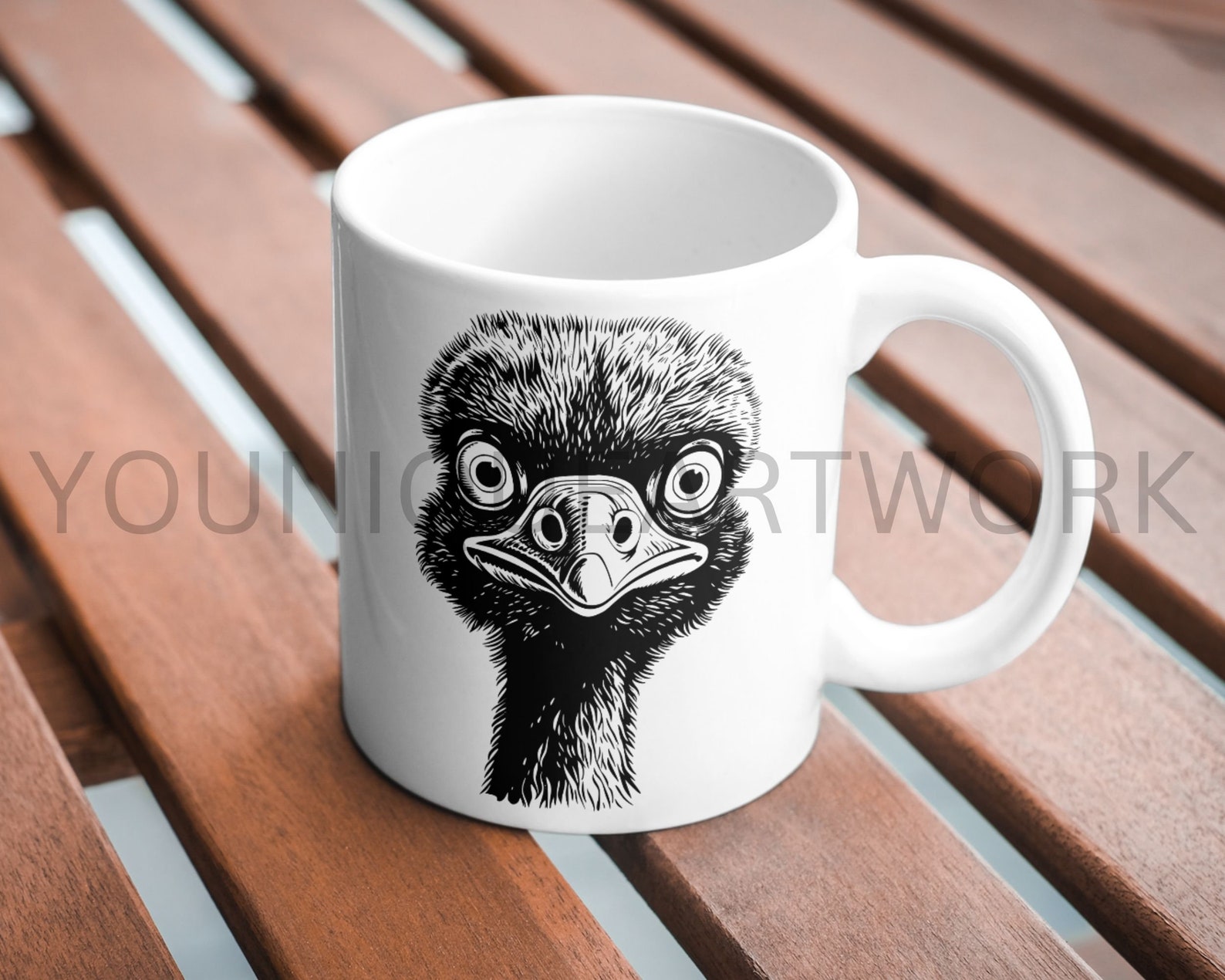 Ostrich SVG Bundle PNG Ostrich Clipart Hand Drawn Ostrich - Etsy