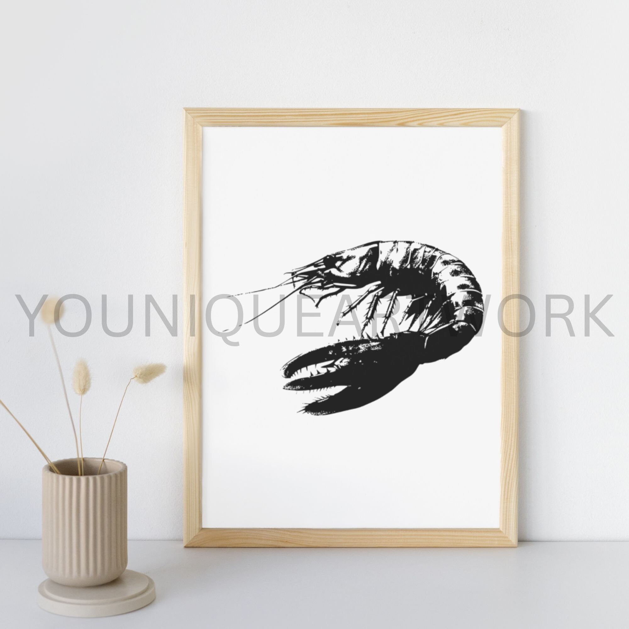 Paquete SVG de camarones, PNG, imágenes prediseñadas de alimentos ...