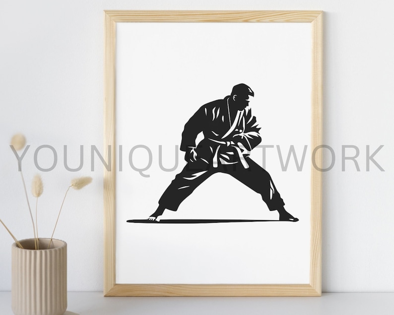 Jiu Jitsu SVG Bundle PNG Martial Arts Clipart Hand Drawn - Etsy