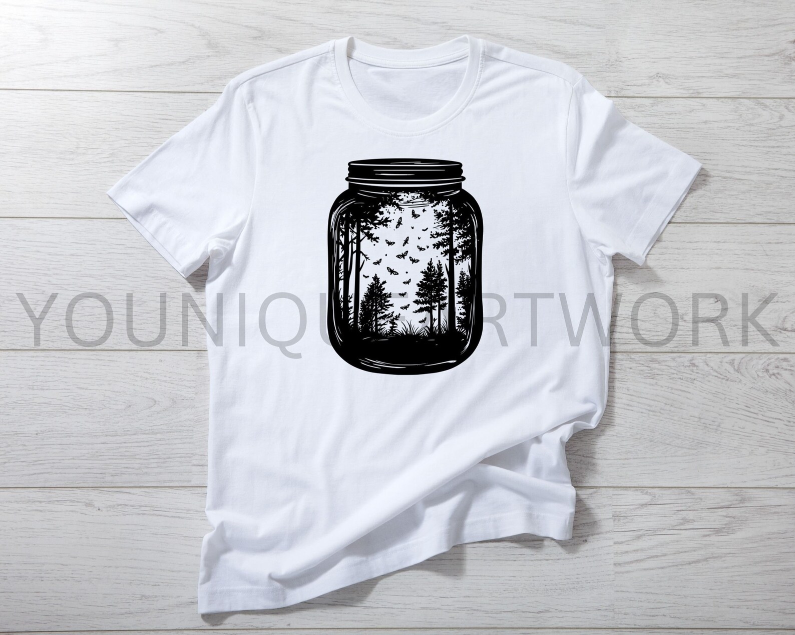 Fireflies in A Jar SVG Bundle PNG Fireflies Clipart Hand - Etsy