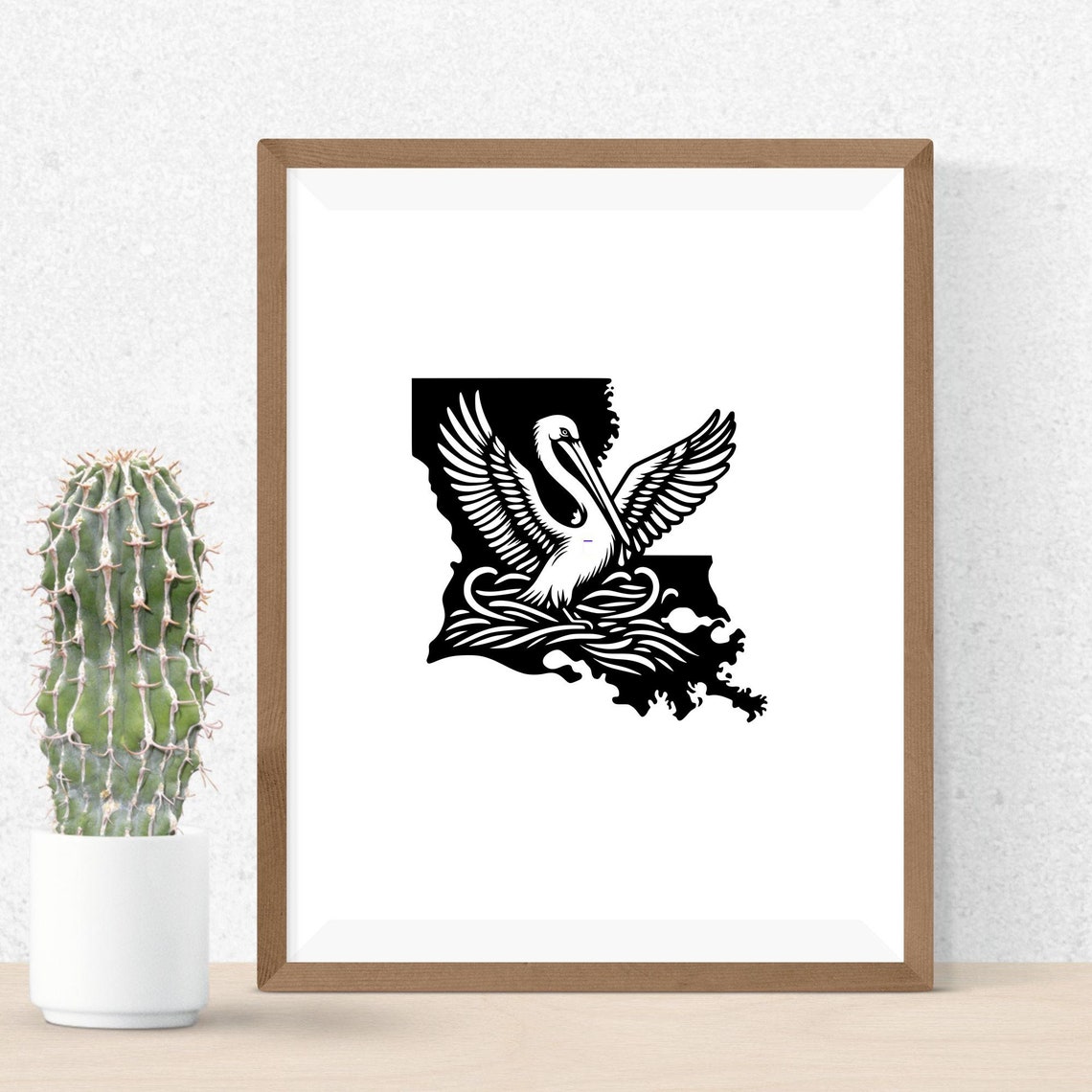 Louisiana State SVG Bundle, Louisiana Clipart, Hand Drawn Pelican ...