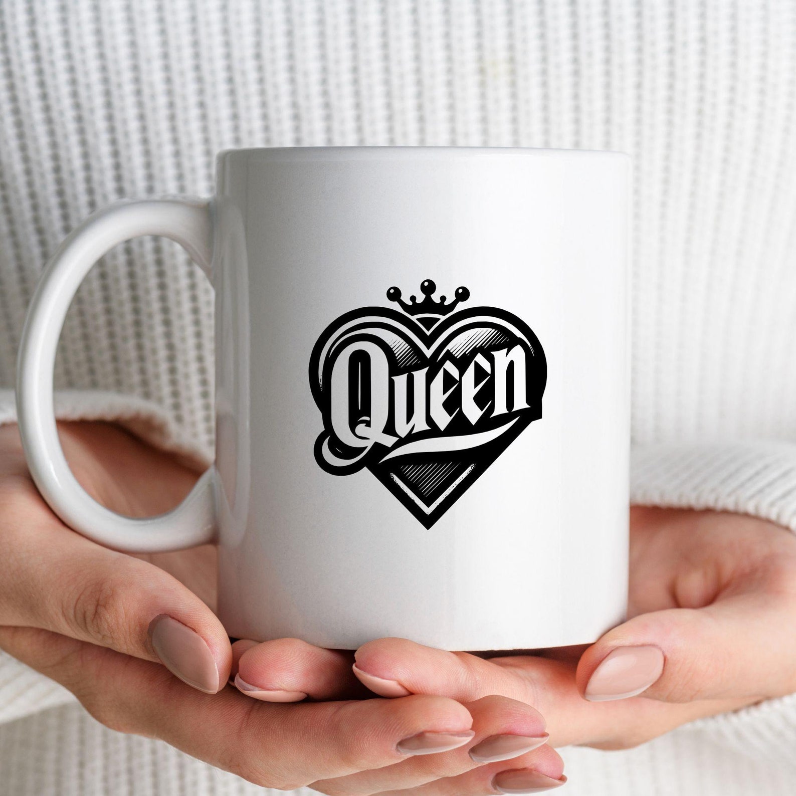 Queen With Crown SVG Bundle, Birthday Queen Clipart, Hand Drawn ...