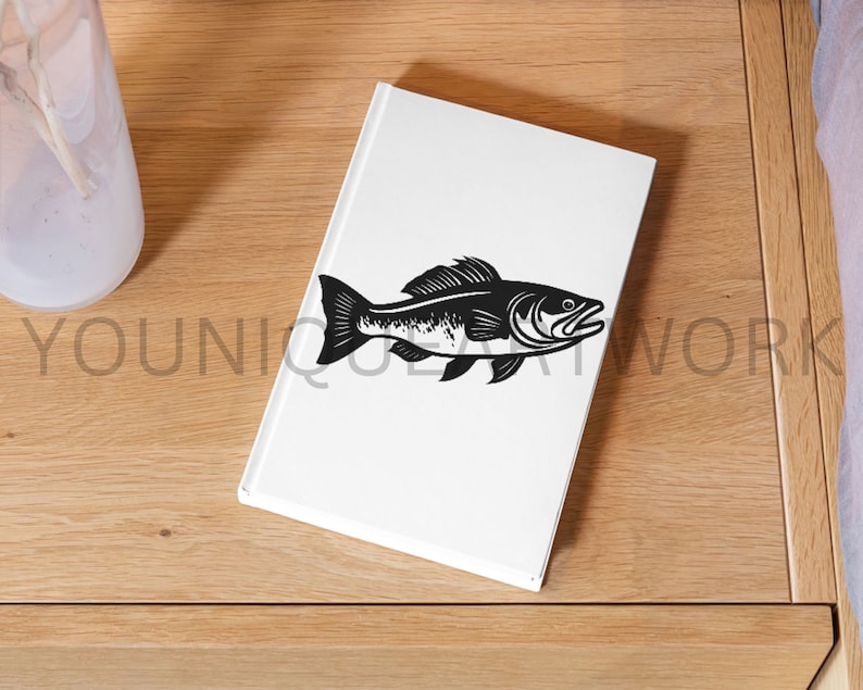 Walleye Fish SVG Bundle, PNG, Fishing Clipart, Hand Drawn Walleye ...