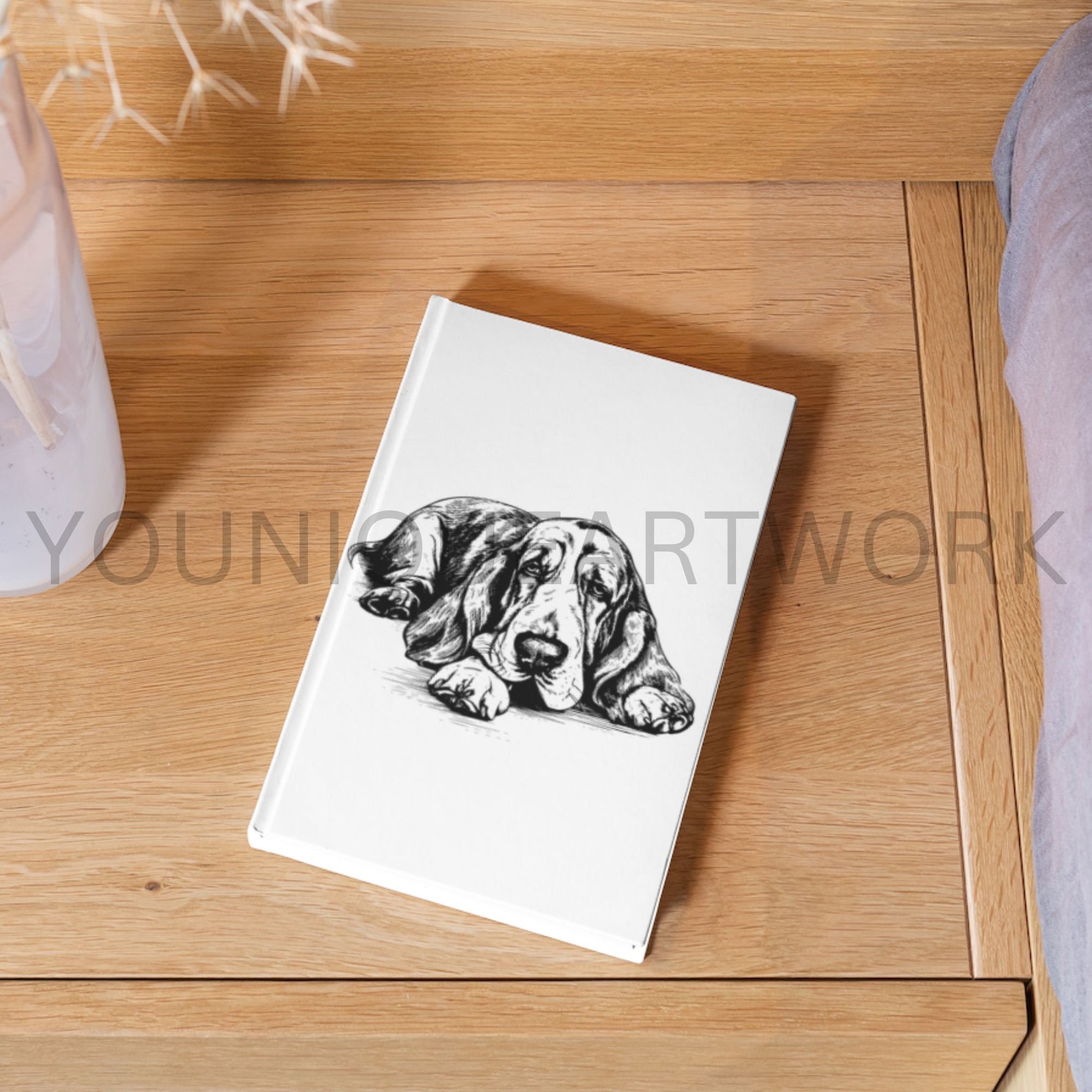 Basset Hound SVG Bundle, PNG, Cute Dogs Clipart, Hand Drawn Dog Vector ...