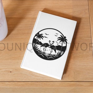 Flamingo SVG Bundle, PNG, Flamingo Clipart, Hand Drawn Flamingos Vector ...