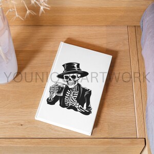 Skeleton Drinking SVG Bundle, PNG, Funny Skeletons Clipart, Hand Drawn ...