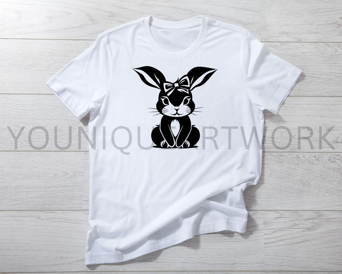 Cute Rabbit SVG Bundle PNG Baby Bunny Clipart Hand Drawn - Etsy