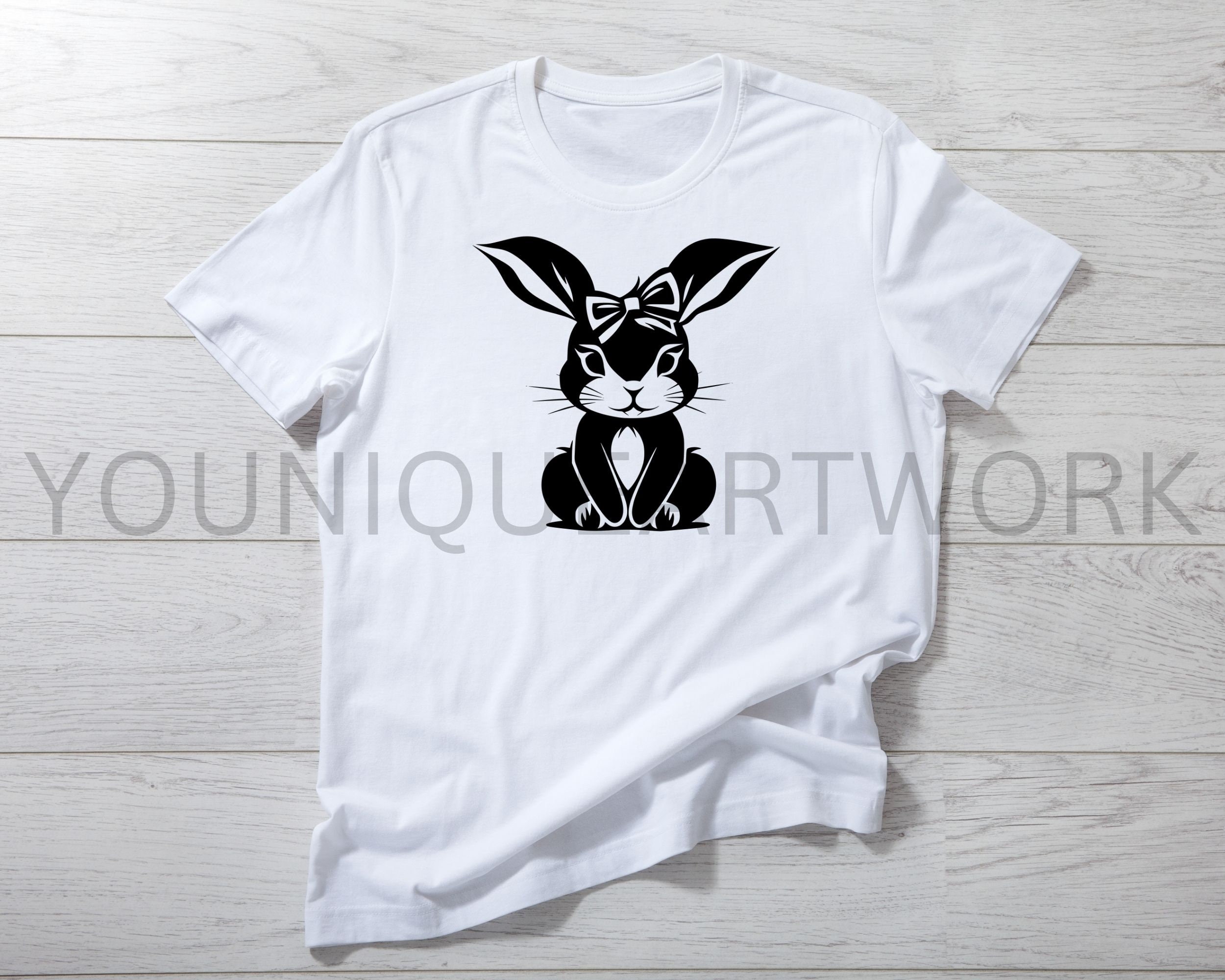 Cute Rabbit SVG Bundle PNG Baby Bunny Clipart Hand Drawn - Etsy