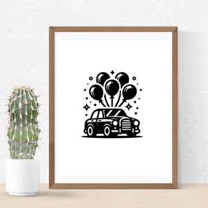 Magic Car SVG Bundle, Cars Clipart, Hand Drawn Fantasy Theme Vector ...