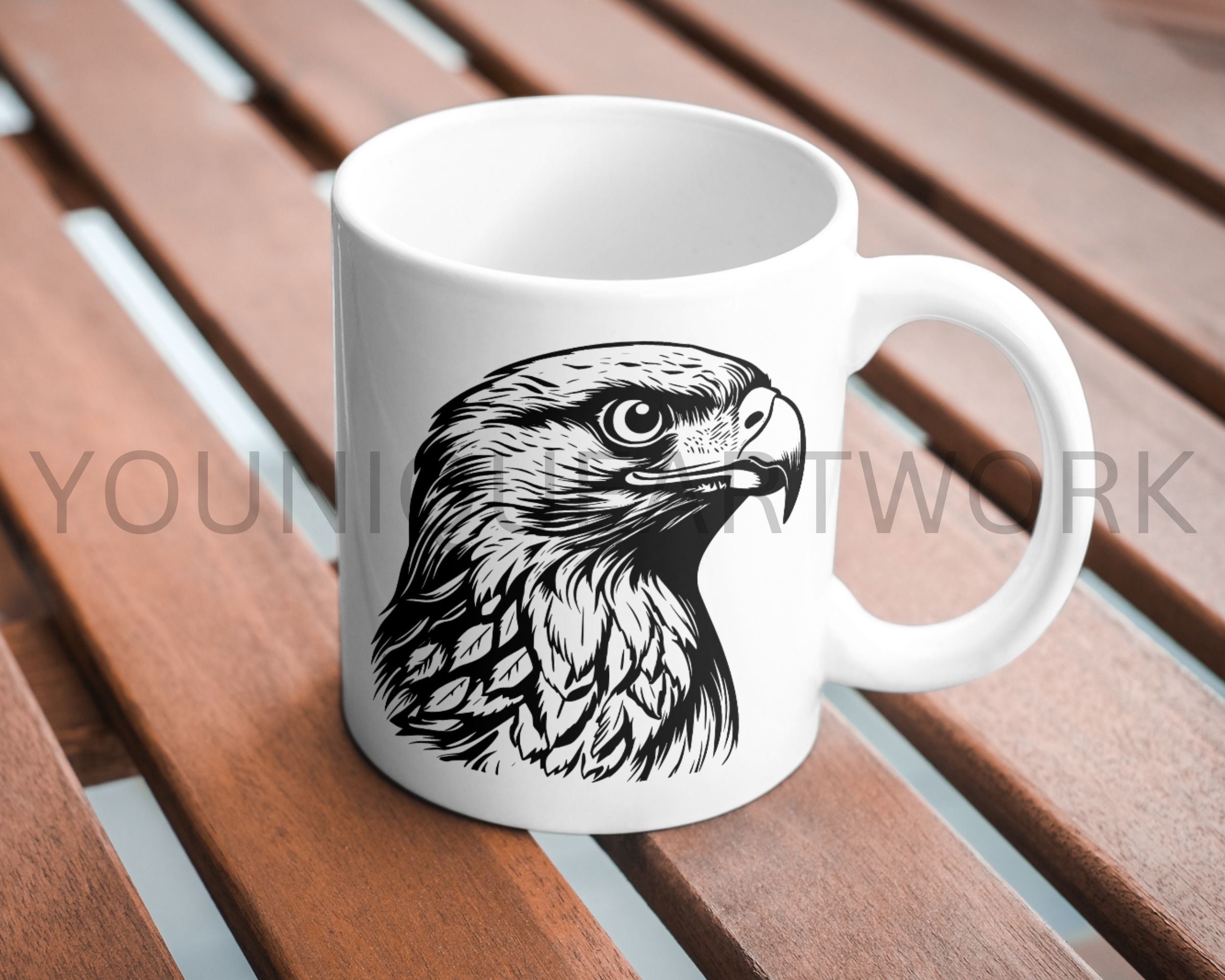 Falcon SVG Bundle PNG Falcon Clipart Hand Drawn Falcons - Etsy