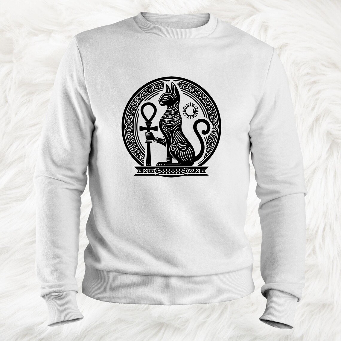 Bastet SVG Bundle, Cat Goddess Clipart, Hand Drawn Egyptian Theme ...