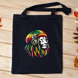Rasta Lion SVG Bundle, PNG, Rastafarian Lion Clipart, Hand Drawn Reggae ...