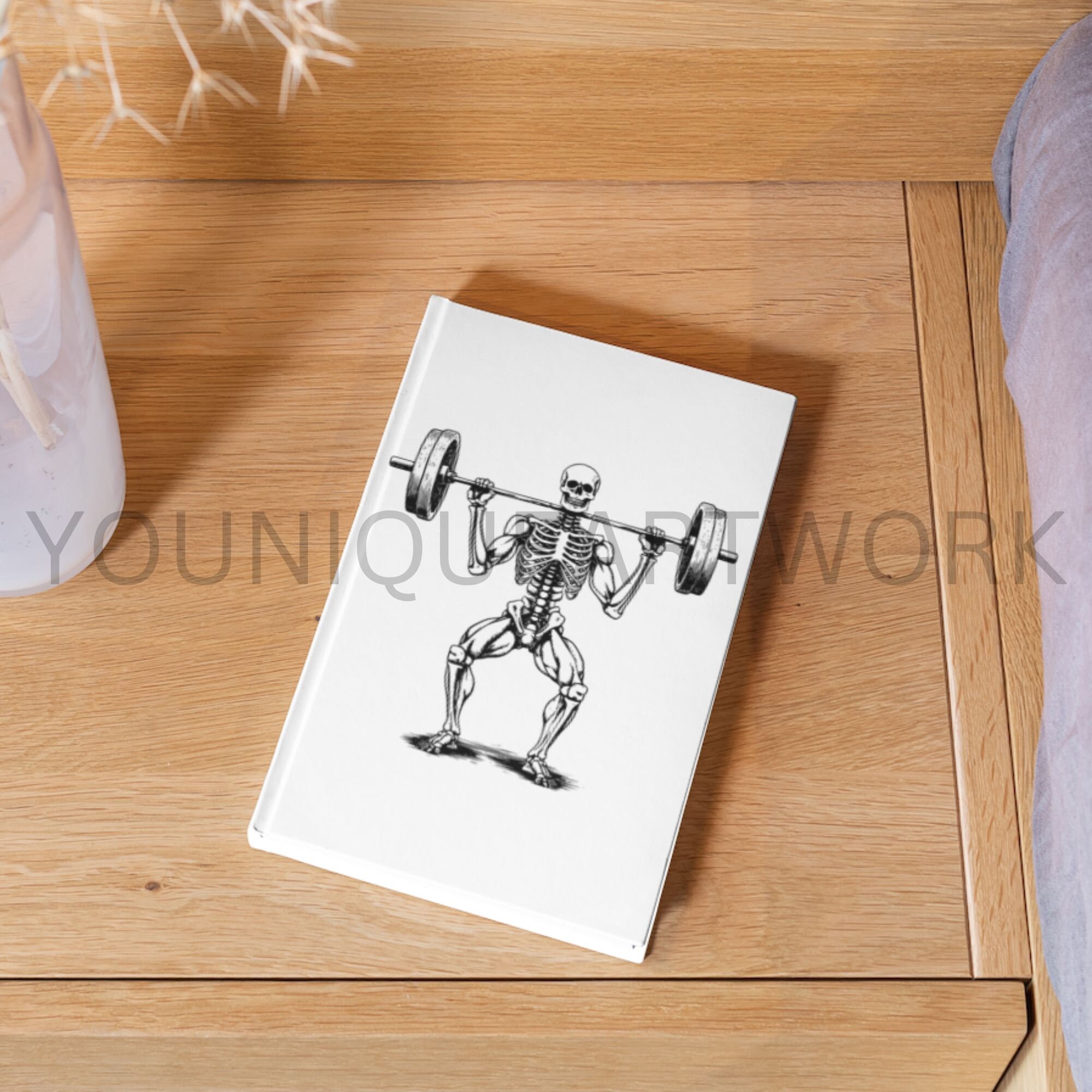 Weightlifting SVG Bundle PNG Skeleton and Gorilla Gym - Etsy