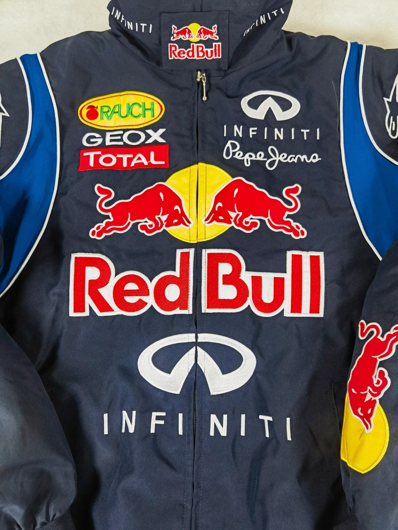 Chaqueta bomber estilo Fórmula 1 Racing RARE Fasion Bomber - Etsy México