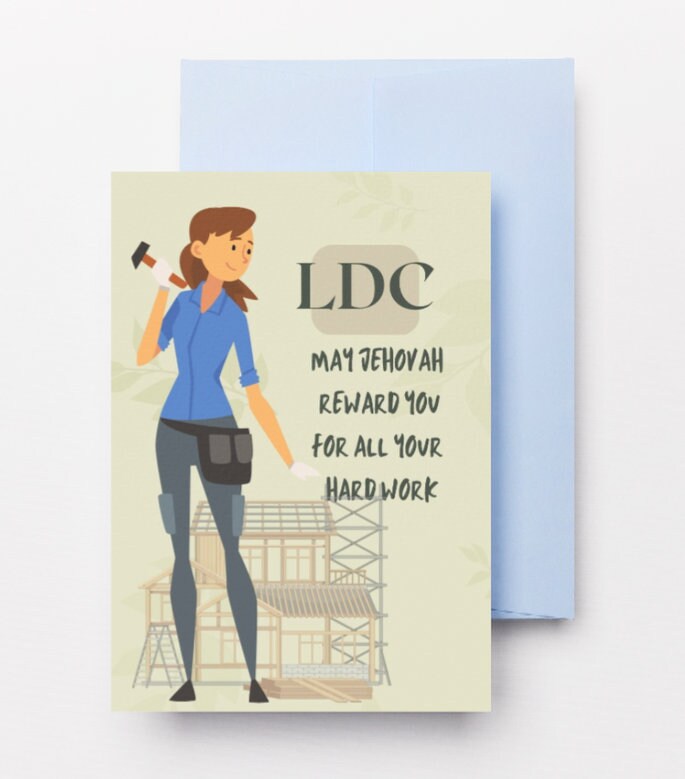 JW LDC Single Sister Card - Etsy